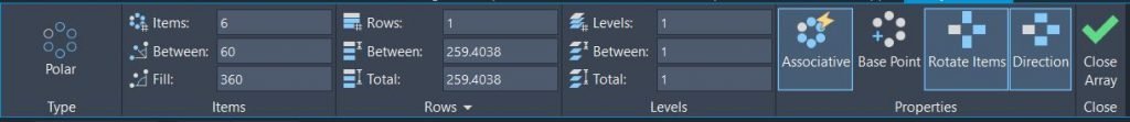 How to use the Polar Array AutoCAD? (It's Right?) January"23