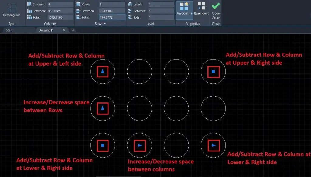 How To Use Rectangular Array Command In Autocad Aug 2022