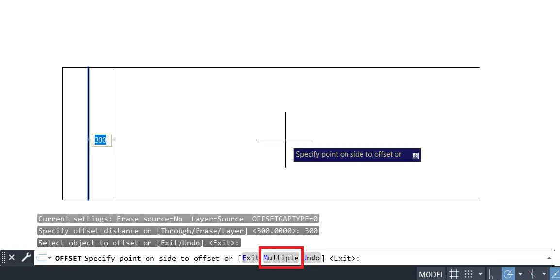 How To Draw Offset Line In Autocad Service Tholon